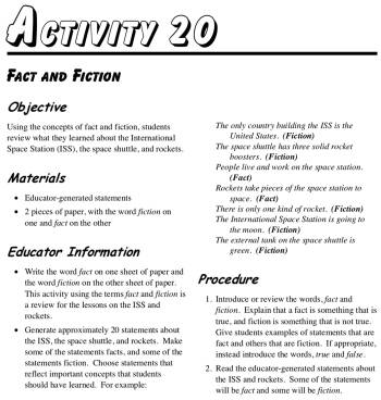 Fact and Fiction :: Resources :: Ascend Learning Experience