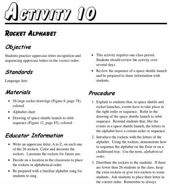Rocket Alphabet :: Resources :: Ascend Learning Experience