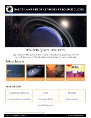 Exoplanet Resource Guide :: Resources :: Ascend Learning Experience