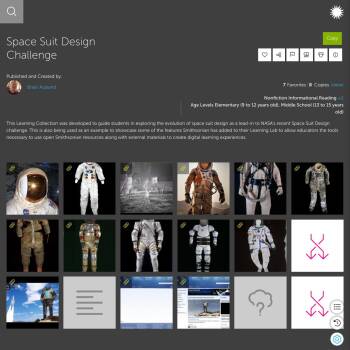 Smithsonian Space Suit Design Challenge :: Resources :: Ascend Learning Experience