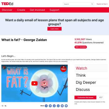 What is fat? - George Zaidan :: Resources :: Ascend Learning Experience