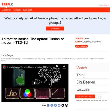 Animation basics: The optical illusion of motion - TED-Ed :: Resources ...