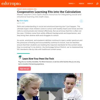 Cooperative Learning Fits into the Calculation :: Resources :: Ascend Learning Experience