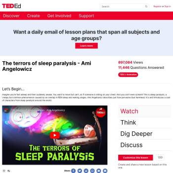 The terrors of sleep paralysis - Ami Angelowicz :: Resources :: Ascend Learning Experience