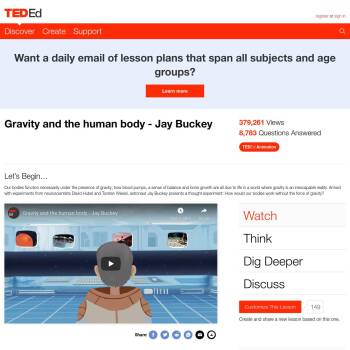 Gravity and the human body - Jay Buckey :: Resources :: Ascend Learning Experience