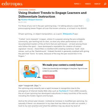 Using Student Trends to Engage Learners and Differentiate Instruction :: Resources :: Ascend ...