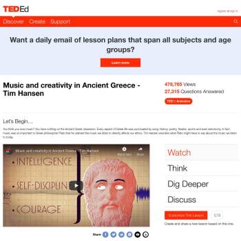 Music and creativity in Ancient Greece - Tim Hansen :: Resources ...