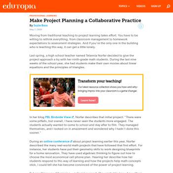 Make Project Planning a Collaborative Practice :: Resources :: Ascend Learning Experience