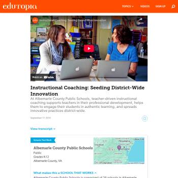 Instructional Coaching Seeding District Wide Innovation Resources