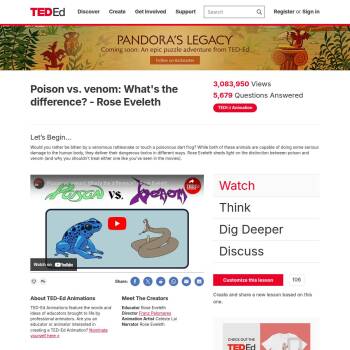 Poison vs. venom: What’s the difference? - Rose Eveleth :: Resources ...