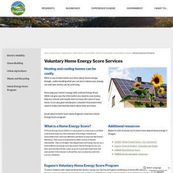 Voluntary Home Energy Score Services :: Resources :: Ascend Learning Experience