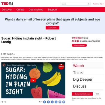 Sugar: Hiding in plain sight - Robert Lustig :: Resources :: Ascend ...