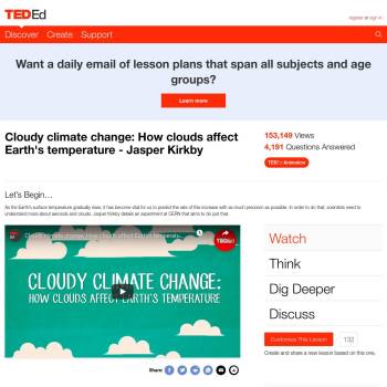 Cloudy climate change: How clouds affect Earth’s temperature - Jasper Kirkby :: Resources ...