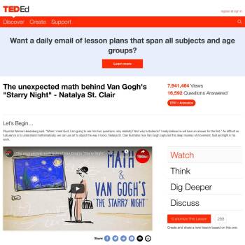 The unexpected math behind Van Gogh’s “Starry Night” - Natalya St ...