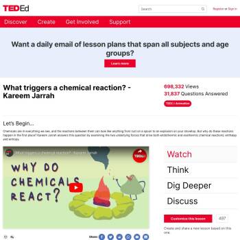 What triggers a chemical reaction? - Kareem Jarrah :: Resources ...