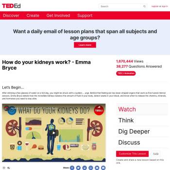 How do your kidneys work? - Emma Bryce :: Resources :: Ascend Learning ...