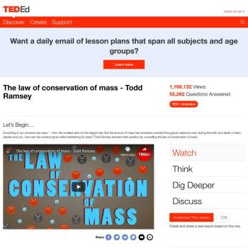 The law of conservation of mass - Todd Ramsey :: Resources :: Ascend ...