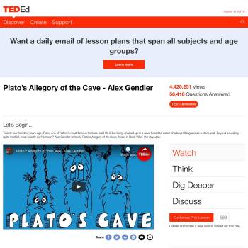 Plato’s Allegory of the Cave - Alex Gendler :: Resources :: Ascend ...