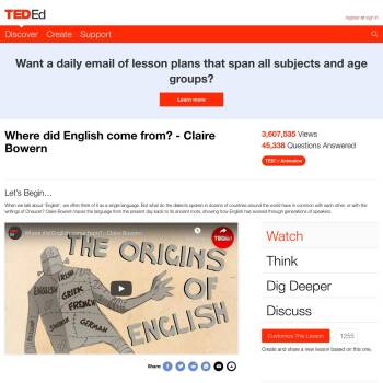 Where did English come from? - Claire Bowern :: Resources :: Ascend ...