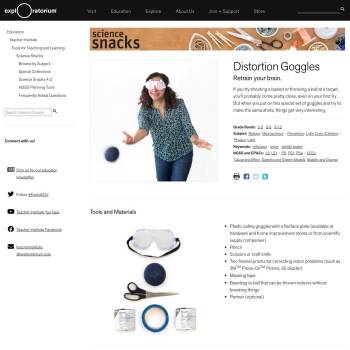 Distortion Goggles :: Resources :: Ascend Learning Experience