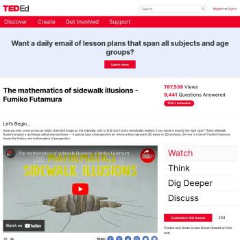 The mathematics of sidewalk illusions - Fumiko Futamura :: Resources :: Ascend Learning Experience