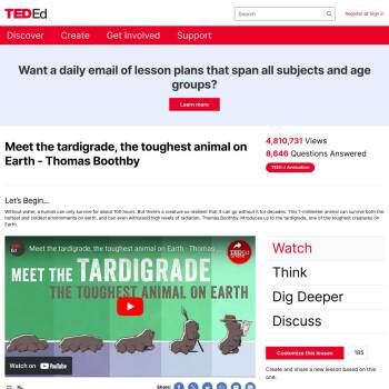 Meet the tardigrade, the toughest animal on Earth - Thomas Boothby ...