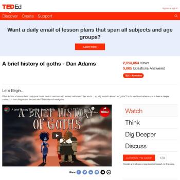 A brief history of goths - Dan Adams :: Resources :: Ascend Learning ...
