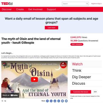 The myth of Oisín and the land of eternal youth - Iseult Gillespie ...