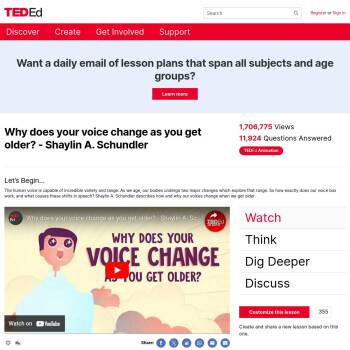 Why does your voice change as you get older? - Shaylin A. Schundler ...