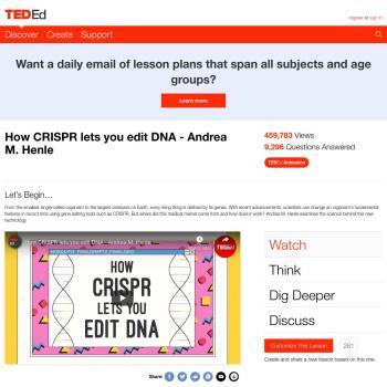 How CRISPR lets you edit DNA - Andrea M. Henle :: Resources :: Ascend ...
