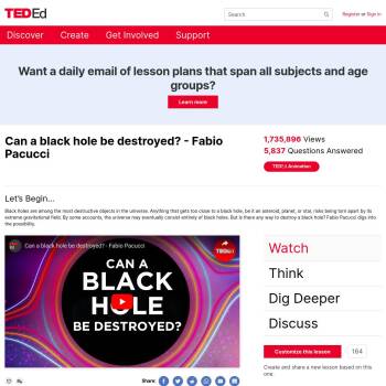 Can a black hole be destroyed? - Fabio Pacucci :: Resources :: Ascend ...