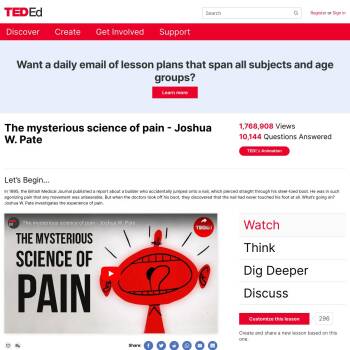 The mysterious science of pain - Joshua W. Pate :: Resources :: Ascend ...