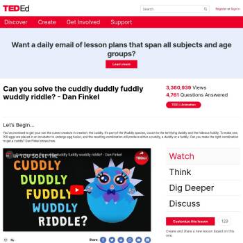 Can you solve the cuddly duddly fuddly wuddly riddle? - Dan Finkel ...