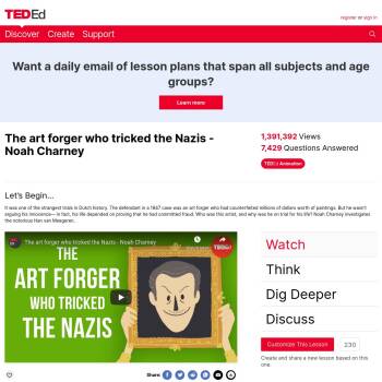 The art forger who tricked the Nazis - Noah Charney :: Resources ...