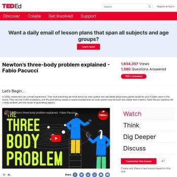 Newton’s three-body problem explained - Fabio Pacucci :: Resources ...
