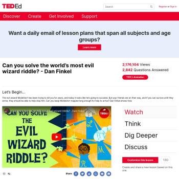 Can you solve the world’s most evil wizard riddle? - Dan Finkel :: Resources :: Ascend Learning ...