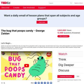 The bug that poops candy - George Zaidan :: Resources :: Ascend ...