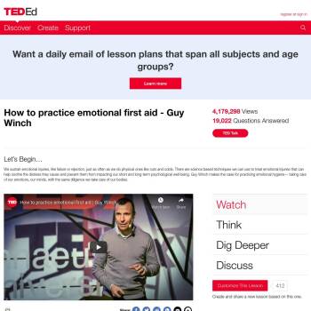 How to practice emotional first aid - Guy Winch :: Resources :: Ascend ...