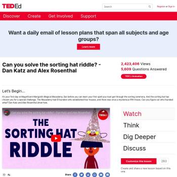 Can you solve the sorting hat riddle? - Dan Katz and Alex Rosenthal :: Resources :: Ascend ...