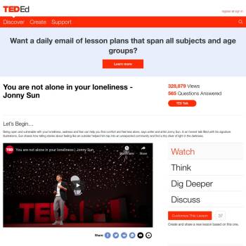 You are not alone in your loneliness - Jonny Sun :: Resources :: Ascend ...