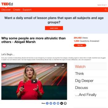 Why some people are more altruistic than others - Abigail Marsh ...