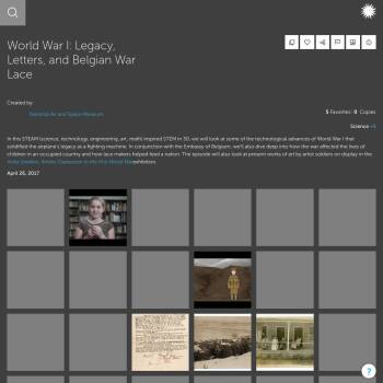 World War I: Legacy, Letters, and Belgian War Lace :: Resources ...