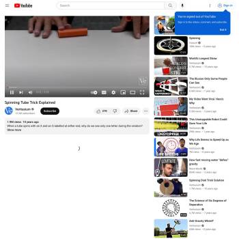 Spinning Tube Trick Explained :: Resources :: Ascend Learning Experience