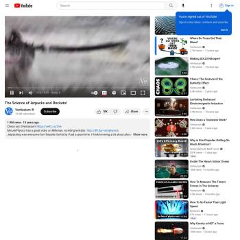 The Science of Jetpacks and Rockets! :: Resources :: Ascend Learning Experience