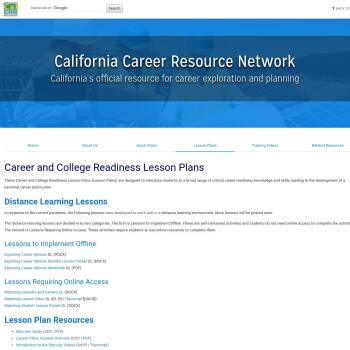Career and College Readiness Lesson Plans :: Resources :: Ascend ...