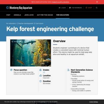 Kelp Forest Engineering Challenge :: Resources :: Ascend Learning ...