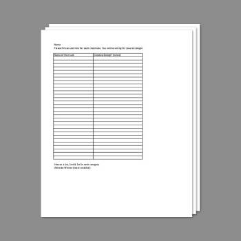Food Truck Voting Sheet for Students PDF :: Resources :: Ascend ...