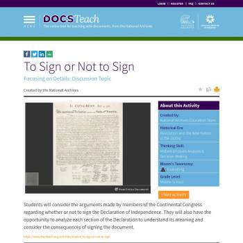 To Sign or Not to Sign :: Resources :: Ascend Learning Experience