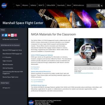 NASA Education Resources :: Resources :: Ascend Learning Experience