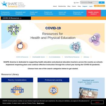 Shape America :: Resources :: Ascend Learning Experience